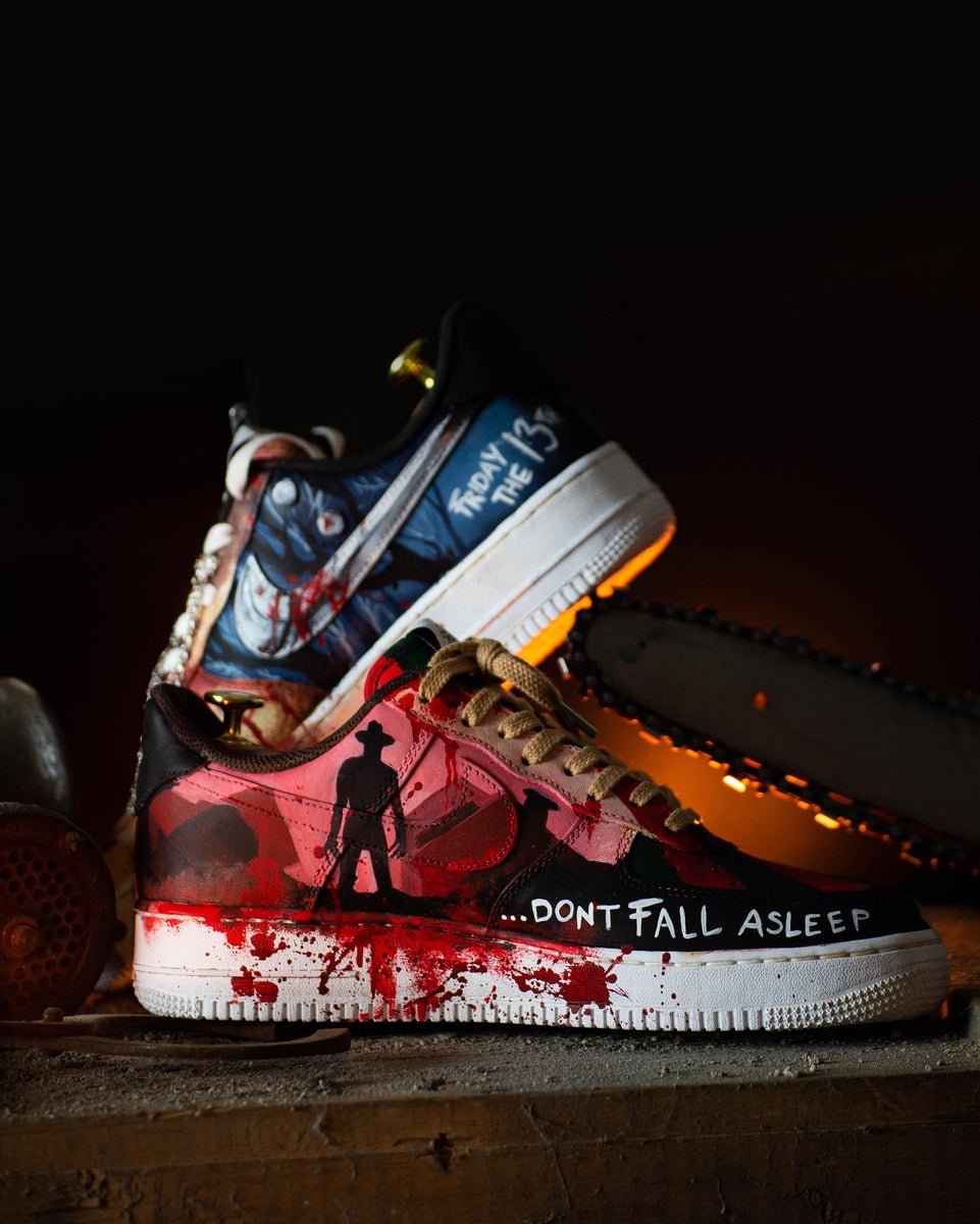 Custom AF1 Freddy vs Jason – Pimp My Shoes | Renowacja i Customizacja ...