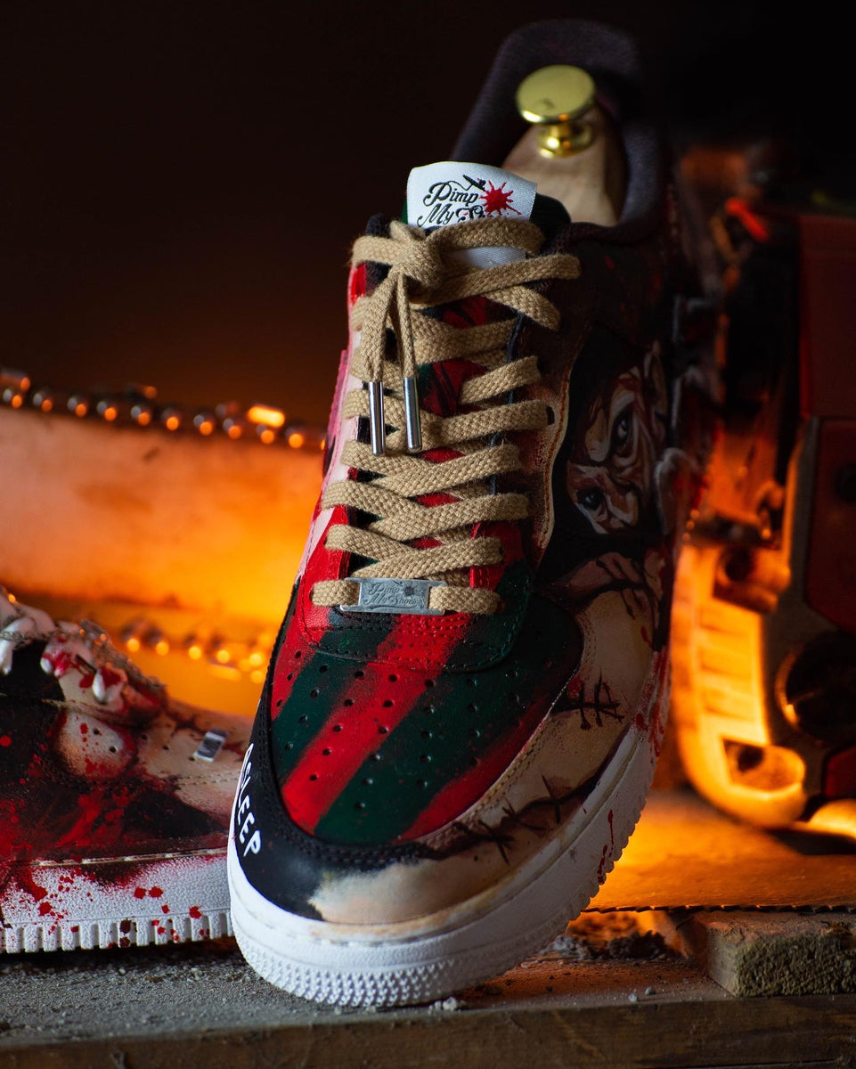 Custom AF1 Freddy vs Jason – Pimp My Shoes | Renowacja i Customizacja ...